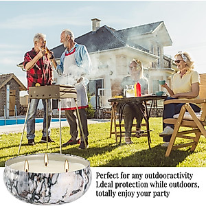 Citronella Candle Outdoor,12oz Summer Camping Large Candle for Outside Garden Backyard Balcony,30 Hour Burn,4 Pack 3 Wick