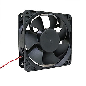 Twinklebay 120 x 38mm Cooling Fan, Replacement for AFB1212SHE High CFM 12038 Cooling Fan, 120 x 120 x 38mm with 2 Pins 2 Wires Connector (12V DC)
