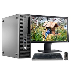 HP 705 G1 Computer Desktop PC AMD A4-Pro 7300B Processor, | 8GB Ram, 1 TB Hard Drive | WiFi & Bluetooth, Wireless Keyboard Mouse, 19 Inch LED Monitor, Windows 10 (Renewed)
