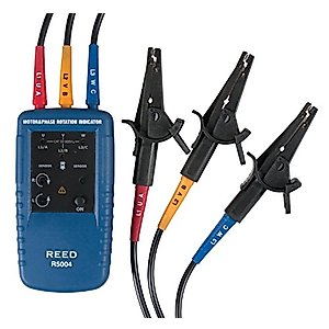REED Instruments R5004 Motor Rotation and 3-Phase Tester
