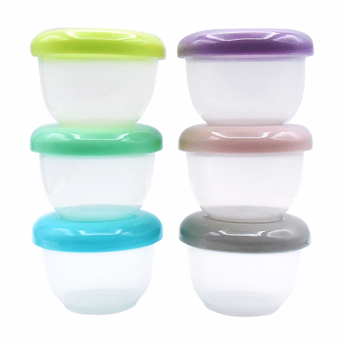 melii Nesting Food Storage Containers, 6 oz - Pack of 6