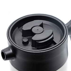 PINKAH French Press Coffee Maker-32oz Insulated Coffee Press with Wood Grain Handle- Large Capacity, Tea, Espresso & Cold Brew, Stainless Steel