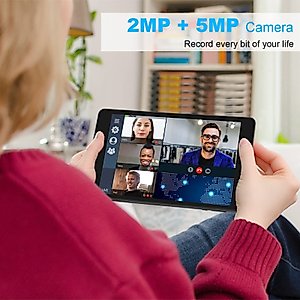 SZTPSLS Android Tablet 8 inch, Android 11.0 16GB Storage 128GB TF Expansion Tablets, Quad-core A7 Processor 800x1280 IPS HD Touchscreen Dual Camera Tablets, Support WiFi, Bluetooth