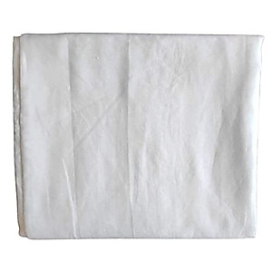 Hemp and Cotton Blended Fabric by Planet Green-135 GSM White Color, 58 cm Width and 1 Meter Length, Perfect for Clothing-Dresses and Shirts, Sustainable Hemp Fabric, Soft Texture, Bulk Price