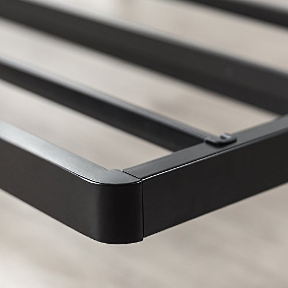 ZINUS Quick Lock Bunkie Board / Box Spring & Bed Slat Replacement / Metal Frame with Steel Slats / Easy Assembly, King, Bunkie Board only