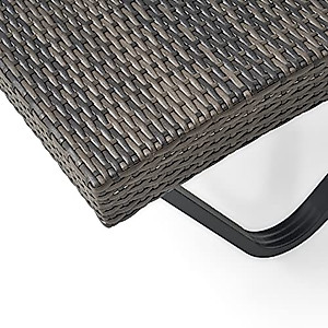 Christopher Knight Home San Marcos Chaise Lounge Set, 2-Pcs Set, Grey