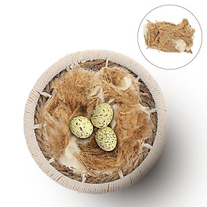 POPETPOP Bird Box 1 Bag Bird Nesting Pad Husk Fiber Bird Nesting Material Box Pads for Hens Chicken Birds (As Shown) Chicken Nesting Pads