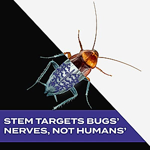 STEM Kills Ants, Roaches and Spiders: Plant-Based Active Ingredient Bug Spray, Botanical Insecticide for Indoor and Outdoor use; 10 oz