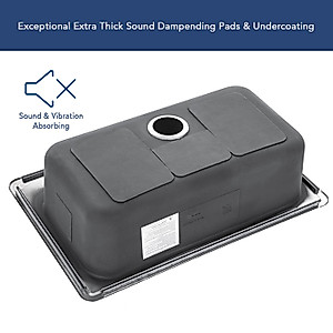 CozyBlock 25 x 22 x 9 Inch Top-mount/Drop-in Stainless Steel Single Bowl Kitchen Sink with Strainer and Protective Bottom Grid- 18 Gauge Stainless Steel-4 Faucet Hole