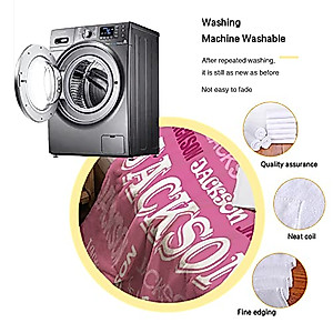 Personalized Blankets for Boys Girls with Name, Custom Kids Blanket for Women Men, Monogrammed Baby Throw Blanket Gift for Birthday Christmas, Customized Baby Gifts for Daughter Son