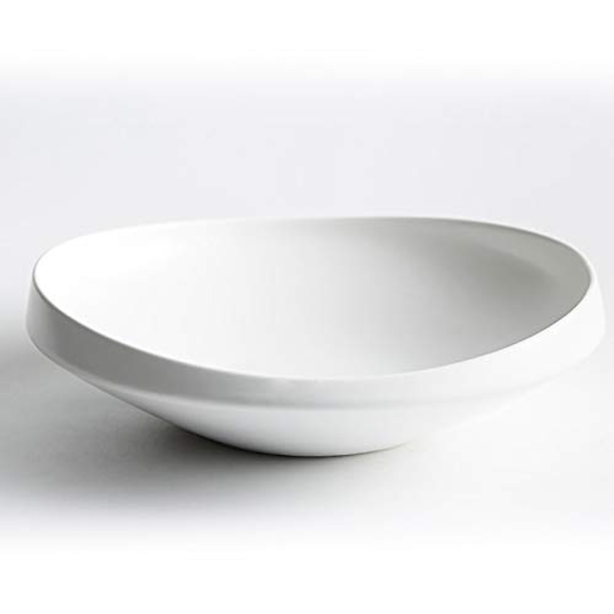 KOWMcp Dinner Plates 1Pcs White Ceramic Plate, Can Be Used to Set The Plate, Put Steak, Vegetables, Fruits, Eggs (Size : M)