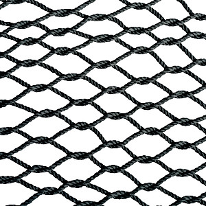 Bliss Hammocks BH-410BK Classic Rope Hammock with Spreader Bar, Black