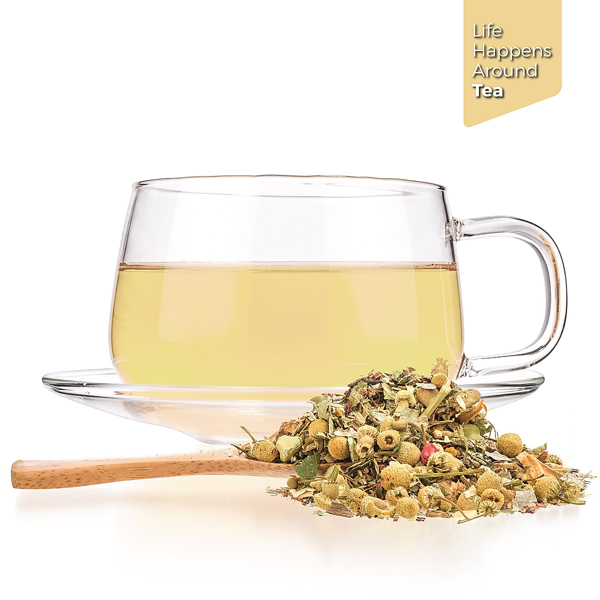 Tealyra - Tranquil Dream - Chamomile Honeybush Lavender - Calming - Relaxing - Herbal Loose Leaf Tea - Caffeine-Free - All Natural - 110g (4-ounce)