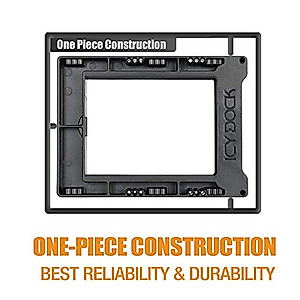 ICY DOCK Tool-Less Triple 3 Bay 2.5 to 3.5 Hard Drive SSD Mounting Bracket Kit Adapter | EZ-FIT Trio MB610SP