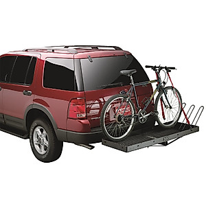 Lund 601009 Bike Carrier Attachment for Lund Steel Cargo Carrier,Black