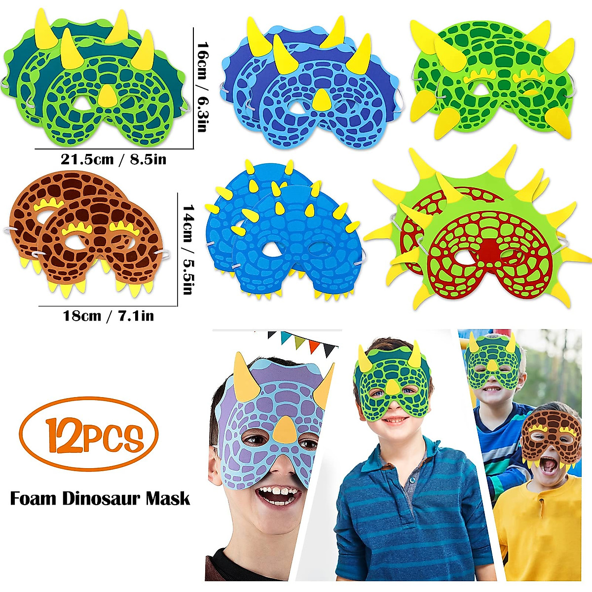 Golray Dinosaur Party Favors Birthday Supplies Gift Box Dino Egg Model Puzzle Mask Stamper Slap Bracelet Keychain Tattoo Sticker Goody Bag Stuffer Pinata Filler 102Pcs Boy Kids Dinosaur Party Supplies