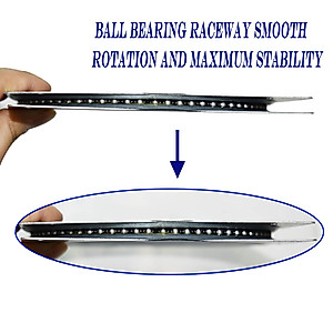 6Inch Lazy Susan Hardware, 6Pack Square Rotating Bearing Plate, 500lbs Capacity Lazy Susan Turntable Bearing for for Serving Trays, Kitchen Storage Racks, Craft Table, Zinc Plated Steel Swivel Plate