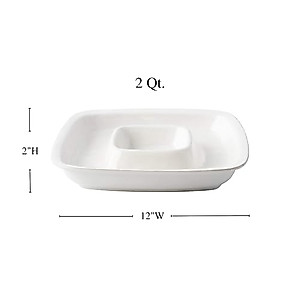 Juliska Puro Whitewash Chip n' Dip