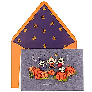 Hallmark Signature Peanuts Halloween Card