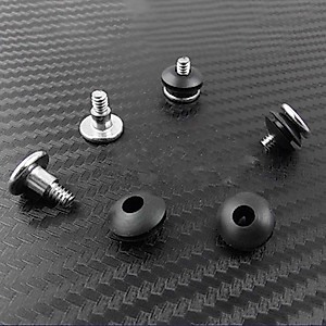 Sara-u 20pcs Computer Case Shockproof Screws + Shock Absorption 3.5-inch HDD Shock Absorption Screws