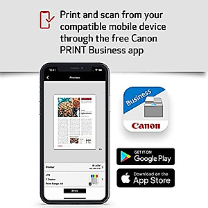 Canon imageCLASS MF455dw All-in-One Wireless Monochrome Laser Printer, White - Print Scan Copy Fax - 40 ppm, 600 x 600 dpi, 1GB Memory, Auto 2-Sided Printing, 8.5x14 Legal, 5" Touch Panel, Ethernet