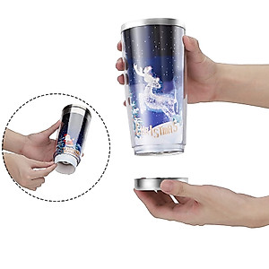 Olerd 20oz Photo Stainless Steel Tumbler, DIY Personalized Cups, 600ML Double Wall DIY Photo Coffee Mug with Lid for Ice & Hot Drink, Halloween Christmas Gifts for Men and Women