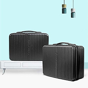 JIESI Portable Cooler Bag, Cooler Box for Beer, Travel Cooler, Insulated Slim Cooler,Slim Iceless Cooler - Black