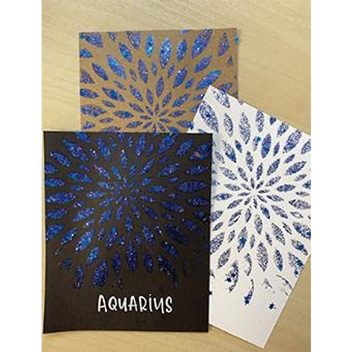 Bundle- Stickles Glitter Gels Ranger Ink Tim Holtz - Set of 4 in 1 oz Jars - Aquarius, Medusa, Solar Flare, Mars - Holiday Christmas Colors