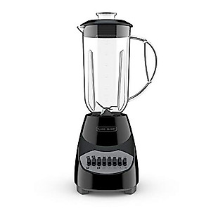 BLACK+DECKER Counter Top Blender, Black, BL2010BPA