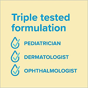 Johnson's Baby Head-to-Toe Gentle Baby Body Wash & Shampoo, Tear-Free, Sulfate-Free & Hypoallergenic Bath Wash & Shampoo for Baby's Sensitive Skin & Hair, Washes Away 99.9% of Germs 10.2 fl. oz