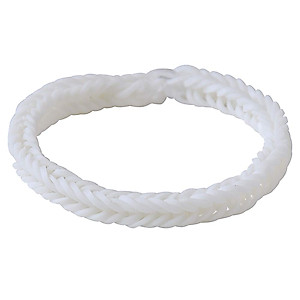 The Beadery White Wonderloom Bands, 600 RubberBand & 24 Clip