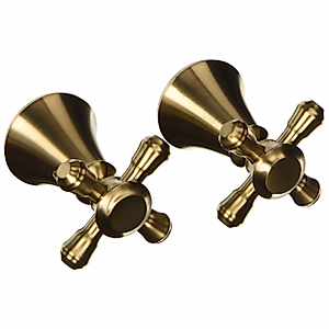 Delta Faucet H295CZ Cassidy Two Cross Bath Faucet/Bidet Handle Kit, Champagne Bronze,2.63 x 2.63 x 2.63 inches