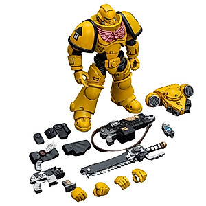 JOYTOY 1/18 Warhammer 40,000 4inch Action Figure Imperial Fists Intercessors Collection Model