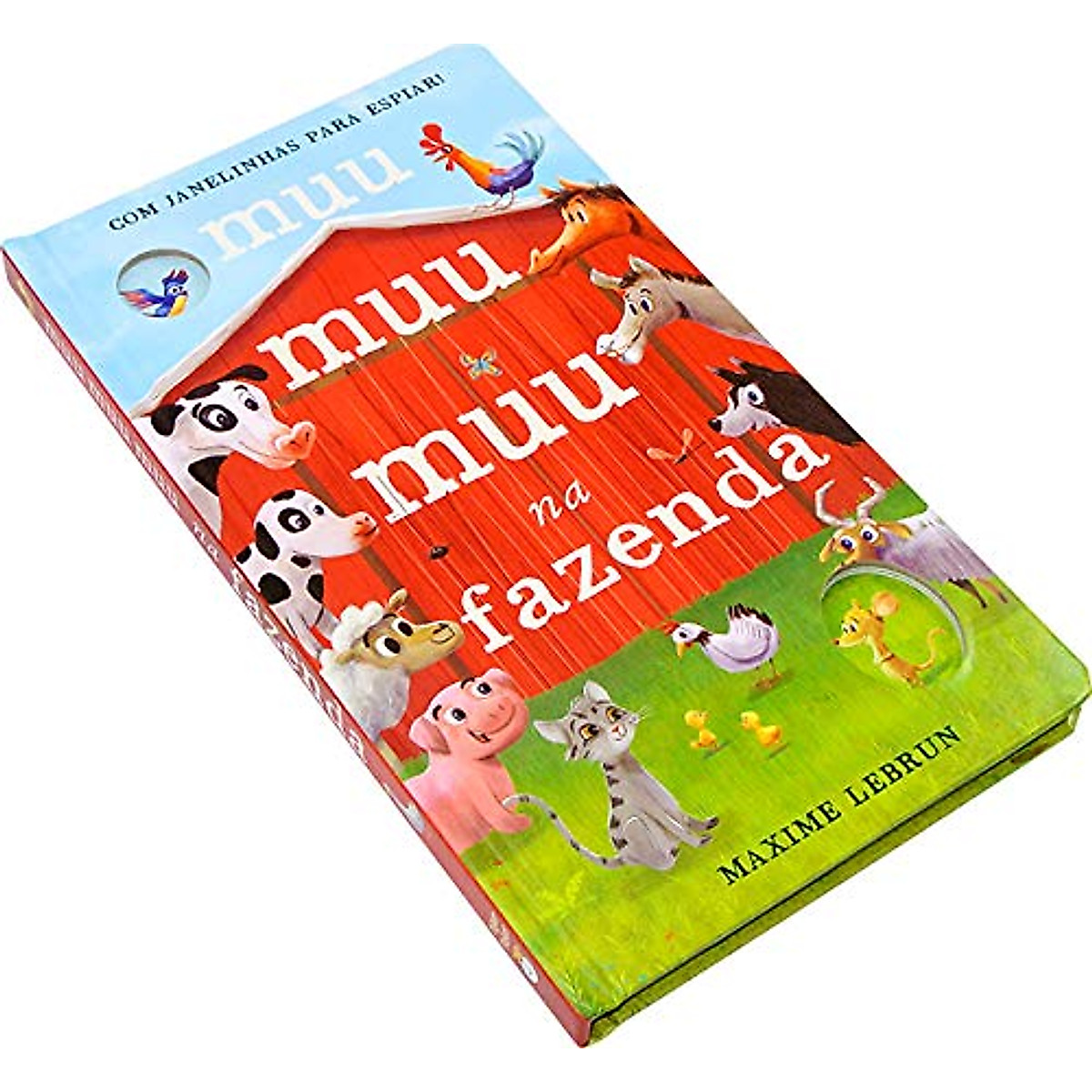 Muu Muu Muu na Fazenda - com janelinhas para espiar (Em Portugues do Brasil)