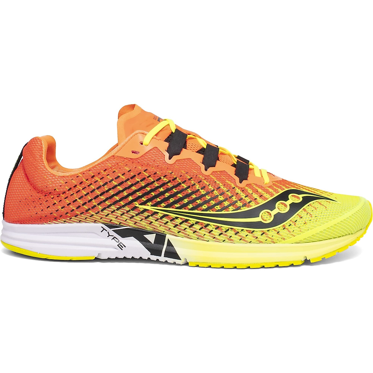 Saucony Women's Type A9 Road Running Shoe, Citron | Pink, 6