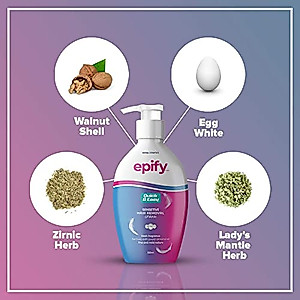 Epify Hair Removal Cream for Men and Women For Intimate/Private Area, Pubic & Bikini, Sensitive Skin, 8.45 Fl Oz