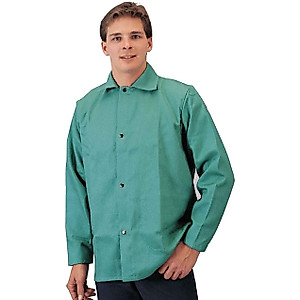 Tillman Flame Retardant Clothing Modern Jacket, 30" L, Green, L, Green, Large US