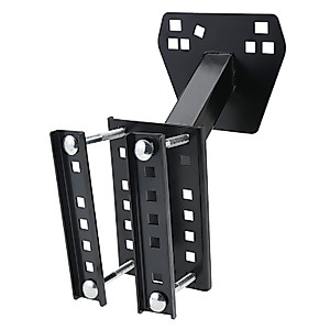 Yaegoo Spare Tire Carrier, Spare Tire Mount for 4 & 5 & 6 & 8 Lugs Trailer Wheels on 4" 4.5'' 4.75'' 5" 5.5" 6" 6.5" Bolt Patterns