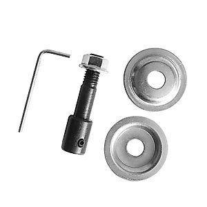 Grinding Wheel Shaft Arbor Threaded Shaft Grinding Convert Parts Steel Buffing Grinding Wheel Connecting Rod for Cloth Wheel Hair Wheel, 5mm 85g