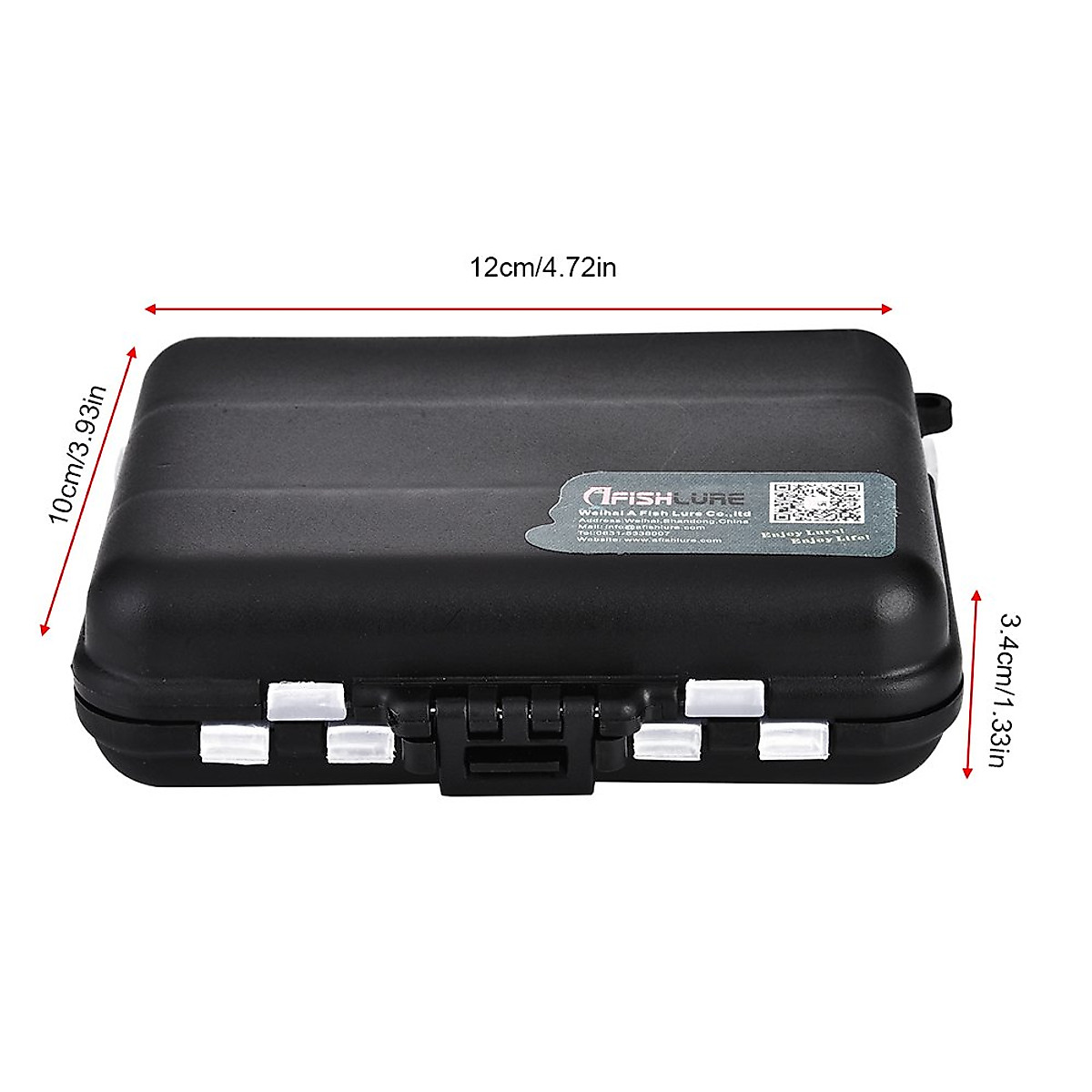 Fishing Lure Box, Bait Box Waterproof Portable Fishing Lure Tackle Hook Bait Storage Box Case With Compartments for Fishing