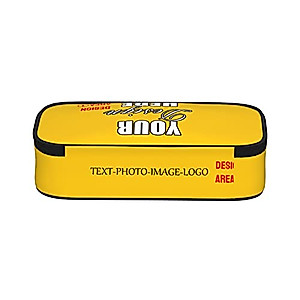 Custom Wash Bag,Personalized Image/Custom Name/Number,Customized Pen Bag With Smooth Double Zipper,Larger Capacity Travel Portable Makeup Pouch For Women Girls