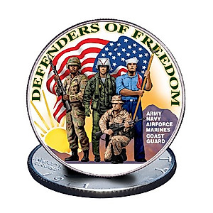 American Coin Treasures Defenders of Freedom Eisenhower Dollar