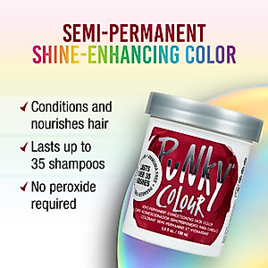 Punky Red Wine Semi Permanent Conditioning Hair Color, 3.5oz