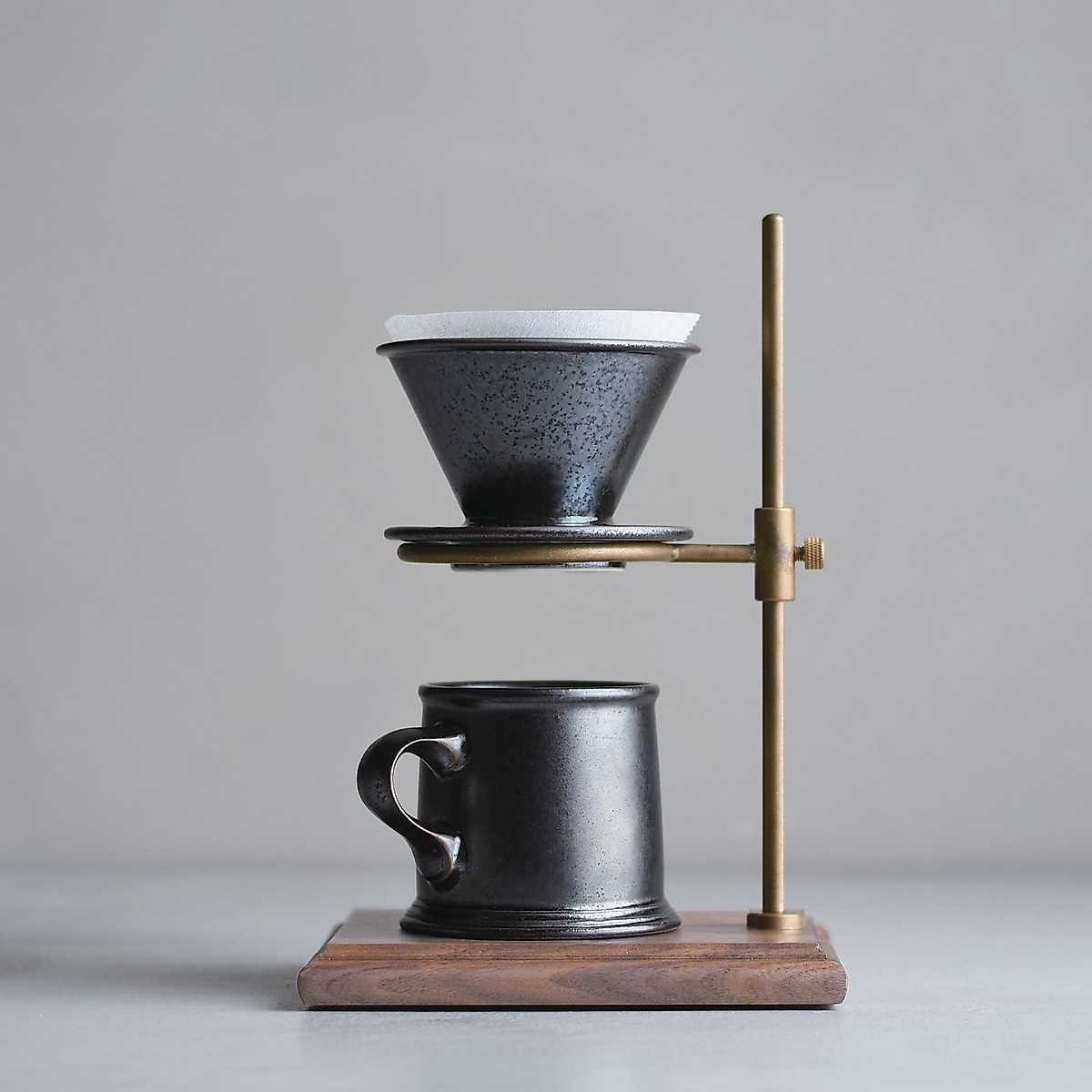 KINTO SCS-S01 27521 Brewer, 2 Cups, Black, Coffee, Hand Drip, Dishwasher Safe