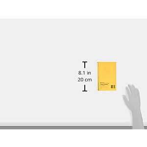 National Single-Subject Wirebound Notebooks, Narrow Rule, Brown Paperboard Cover, (80) 7.75 x 5 Sheets