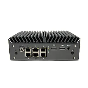 Protectli Vault Pro VP4630-6 Port, Firewall Micro Appliance/Mini PC - Intel i3, 2.5G Ports, DDR4 RAM, M.2 NVMe or SATA SSD Storage, AES-NI, 8GB RAM, 120GB SATA SSD