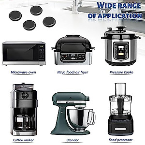 Appliance Slider for Kitchen Appliances,12pcs Self-Adhesive Small Appliance Slider,Kitchen Appliance Sliders for Counter Coffee Maker, Air Fryer, Pressure Cooker, Blender,Coffee Machine,Stand Mixer