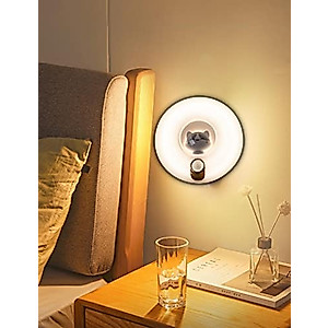 Searon Rechargeable Motion Sensor Night Light Kids, Under Cupboard Lights, Dimmable Cabinet Lights for Stairs Wardrobe Closet Bedroom Hallway Drawer Shed Toilet Garage