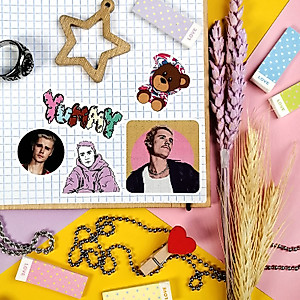 BulbaCraft Pop Singer Stickers - 110pcs R&B Singer Stickers for Teens & Laptops