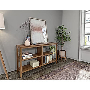 NewRidge Home Goods NewRidge Home Bookcase Bookshelf, Horrizontal, WALNUT